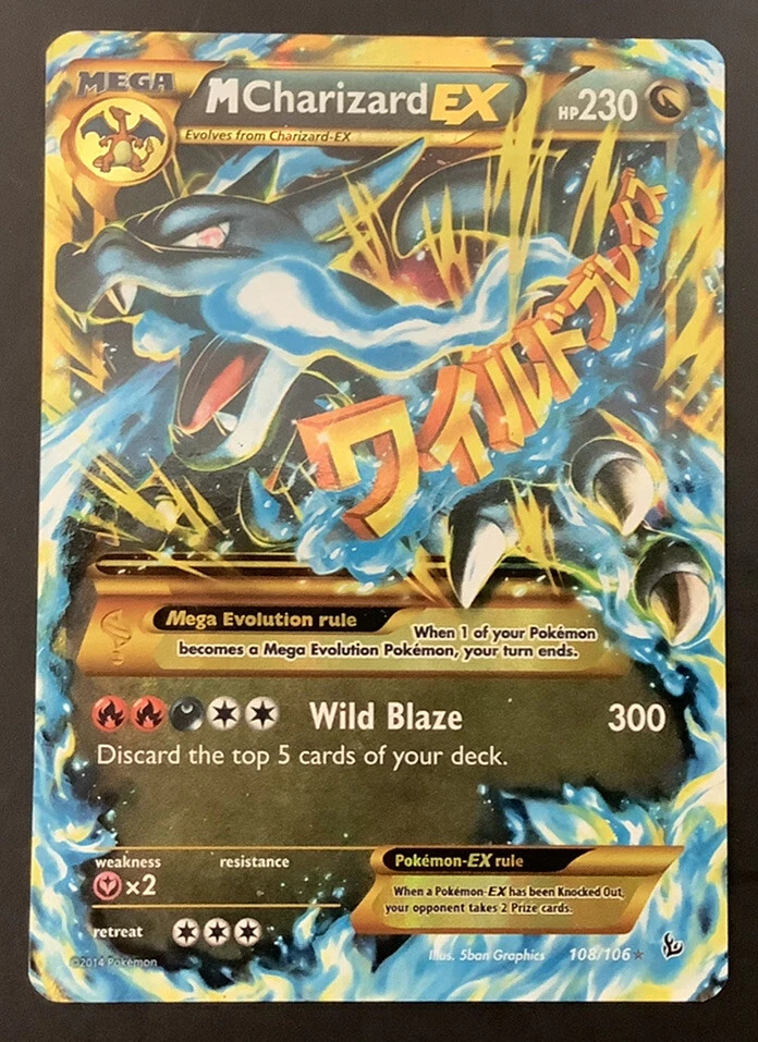 Mega Charizard Ex Secret Rare