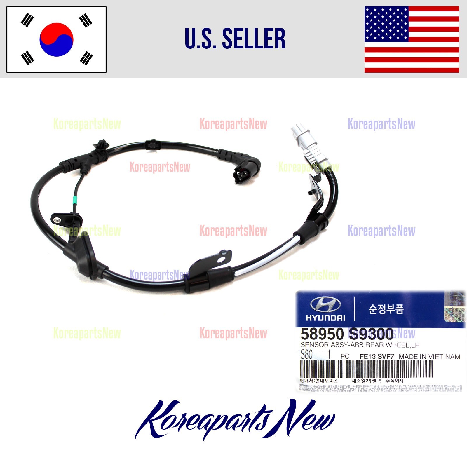 REAR Wheel Speed Sensor AWD Left DRIVER ⭐OEM⭐ Palisade Telluride 2020 ...