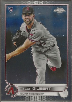 2022 Topps Chrome Baseball Tyler Gilbert #65 RC Rookie | eBay