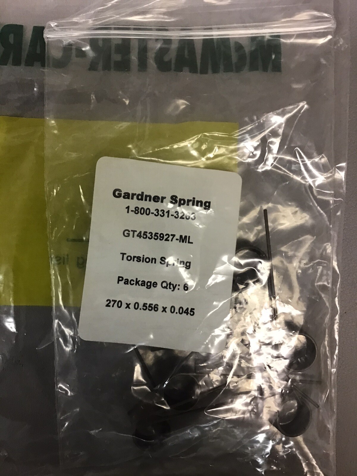Misc Gardner Springs GT4535927 McMaster-Carr (B177) | eBay