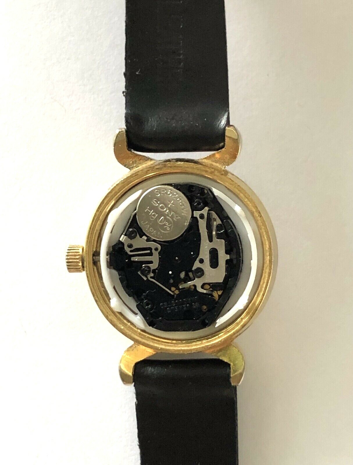 Cherokee Quartz Date Half Moon Ladies Watch PC23 V-13 32 187 Runs Small ...