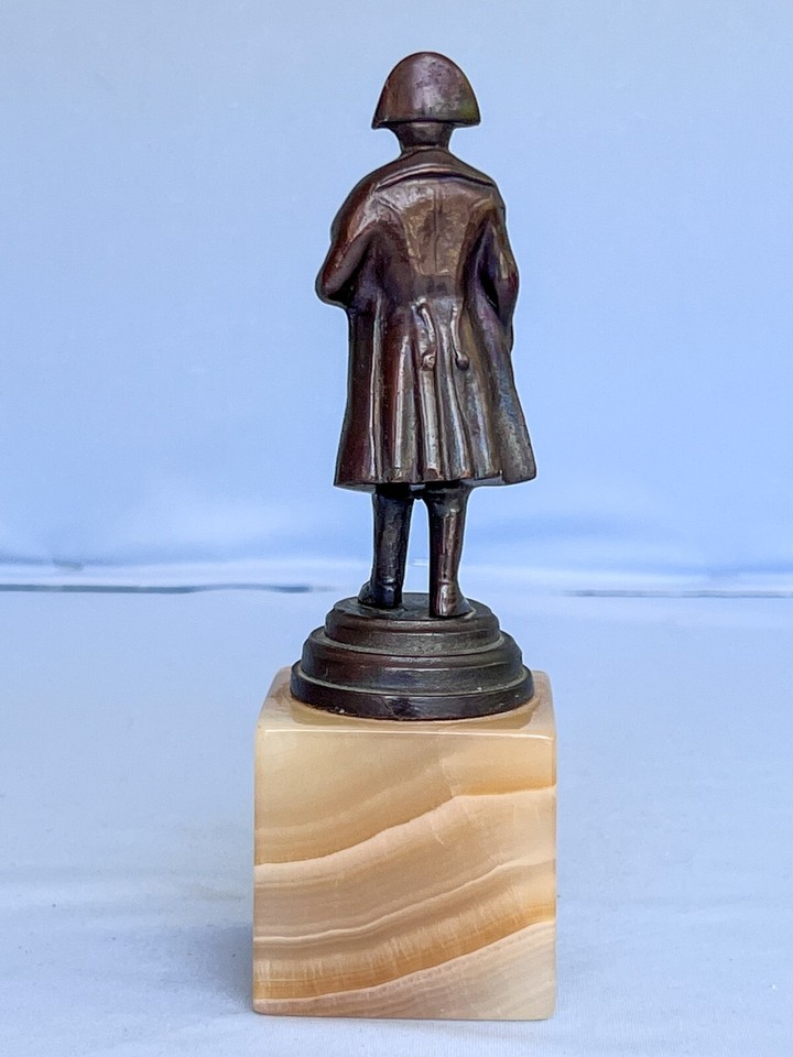 Antique France Emperor Napoleon Bonaparte Metal Statue Waterloo Battle ...