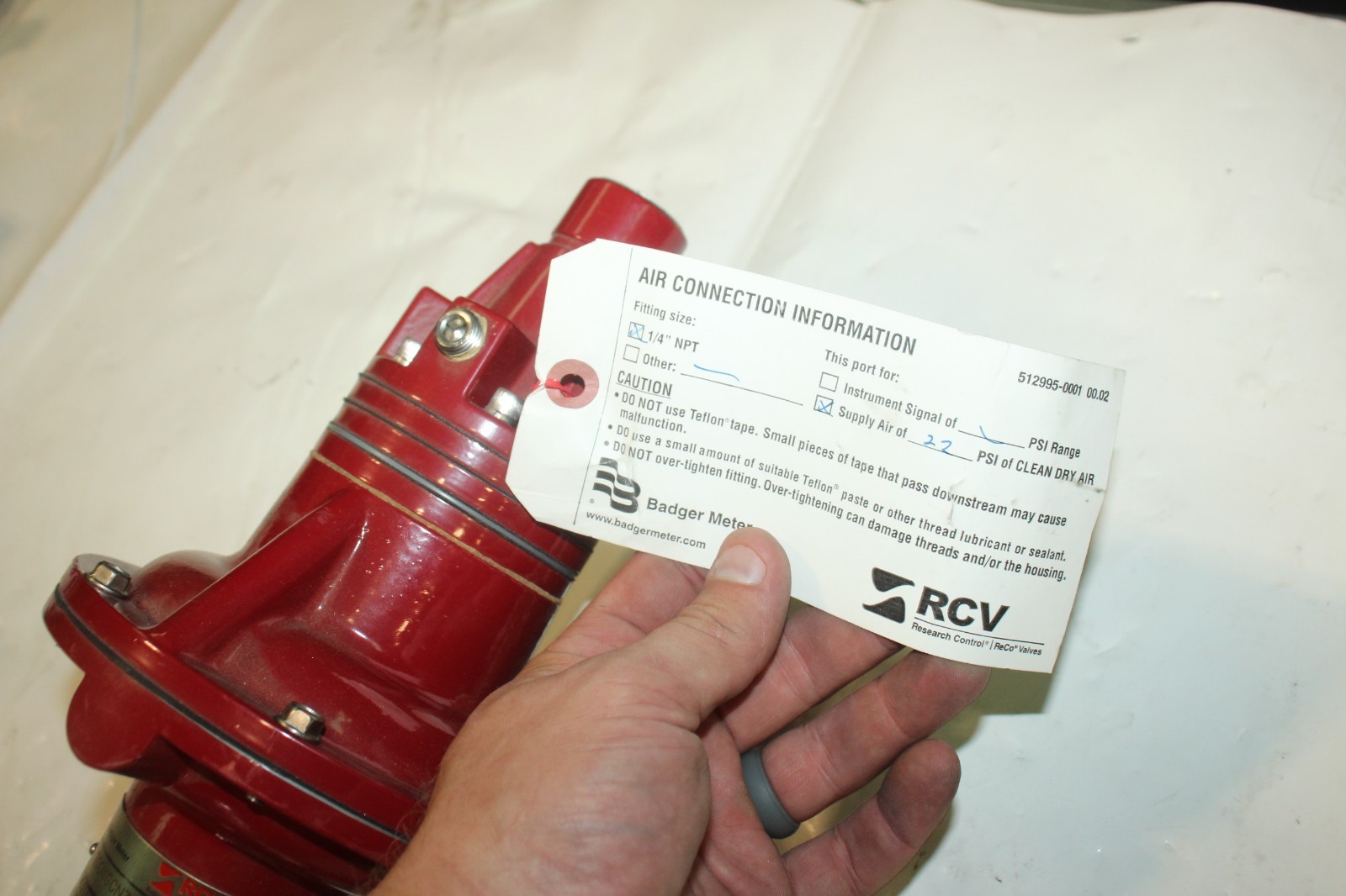 NEW Badger Meter RCV Research Control Valve 1004GCN36SVCPCEP36 1" 1004 ...