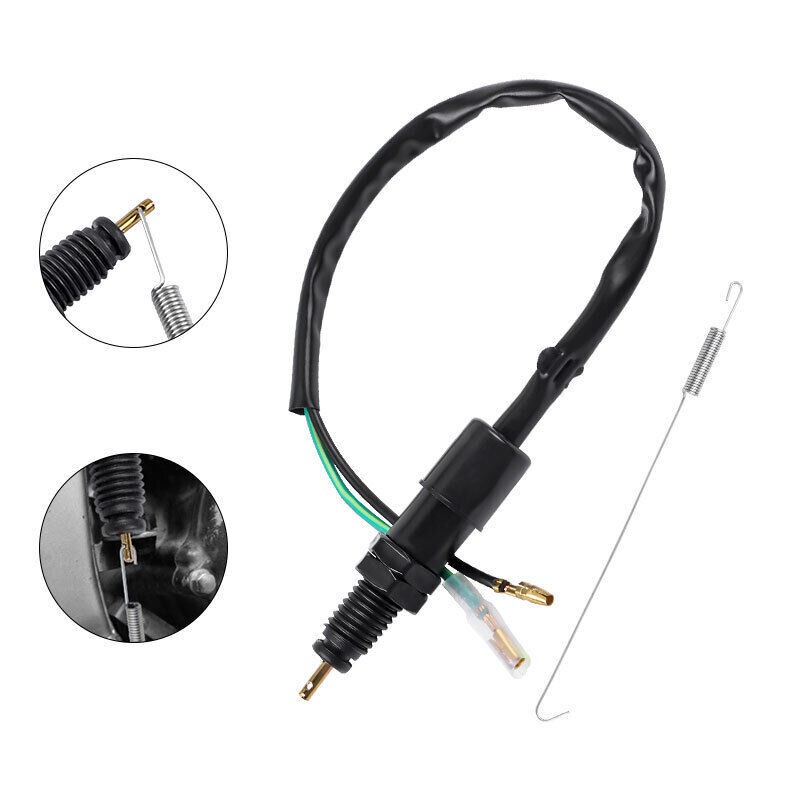 NEW Motorcycle Rear Brake Stop Light Switch w/ Spring For Honda Yamaha ...
