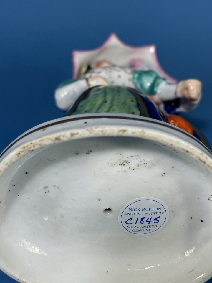 Staffordshire Figure Of A courting Couple | eBay UK