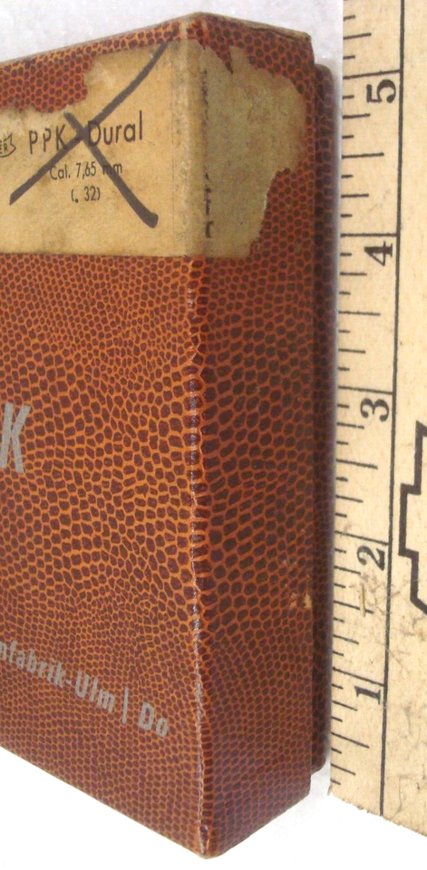 1 Vintage Walther PPK Pistol box Alligator Skin Finish 1950 - 1960 ...