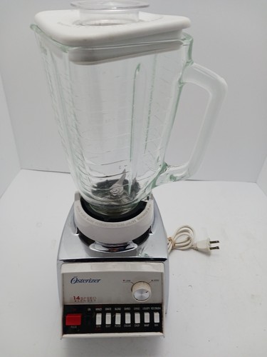 Osterizer 14 Speed Blender Mixer White Retro Kitchen Model 848-31 N ...