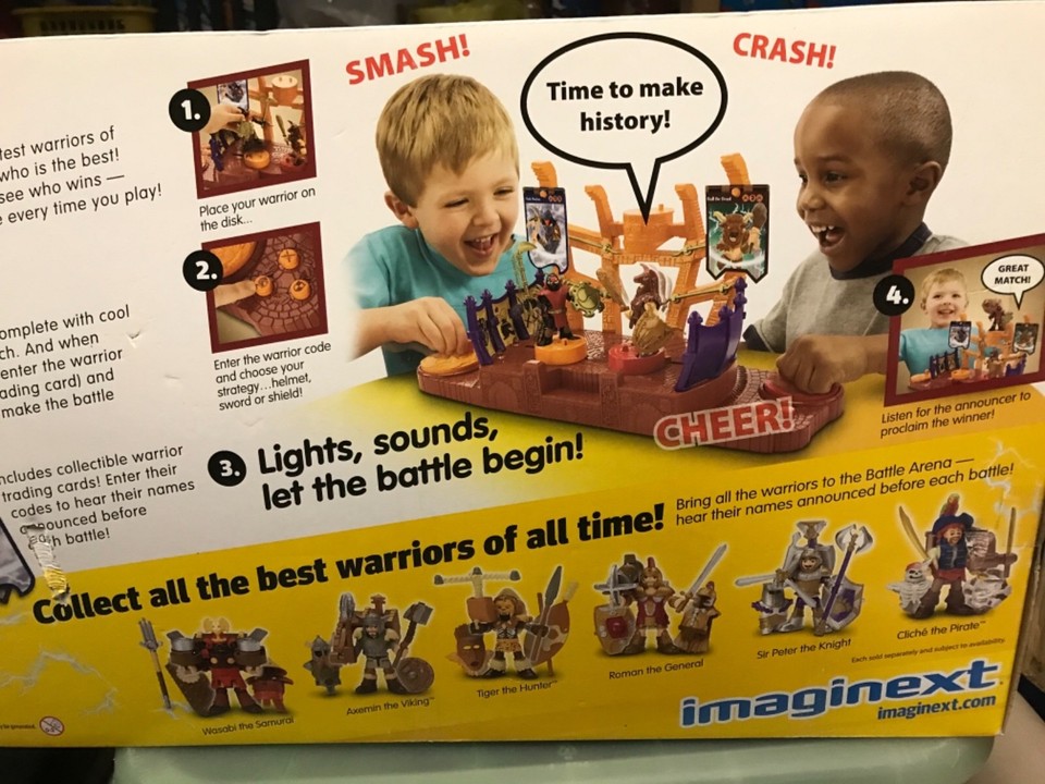 Fisher Price Imaginext Battle Arena Target Exclusive New Working Lights ...