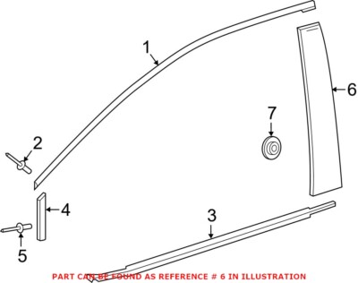 Genuine OEM Door Applique for Toyota 7575602110 | eBay