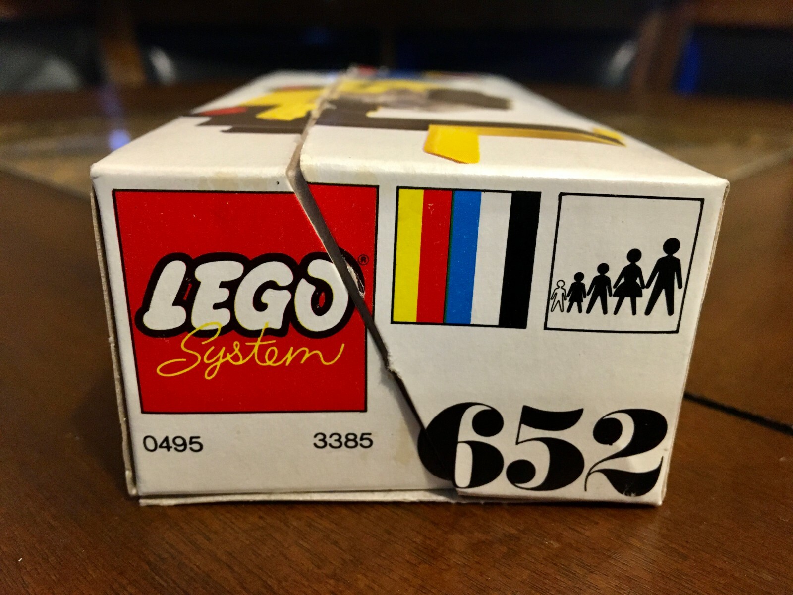 LEGO 1972 FORKLIFT TRUCK & TRAILER 652 COMPLETE WITH BOX AND ...