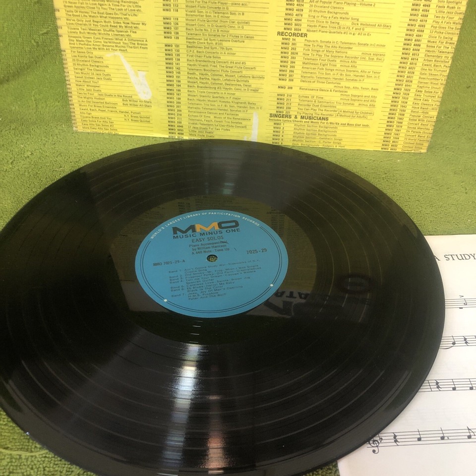 MUSIC MINUS ONE - COMPLETE CATALOGUE - VINYL RECORD LP | eBay
