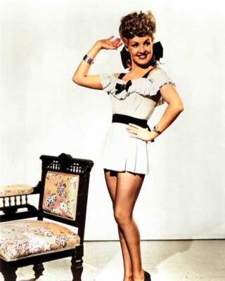 Betty Grable 8x10 RARE COLOR Photo 620 | eBay