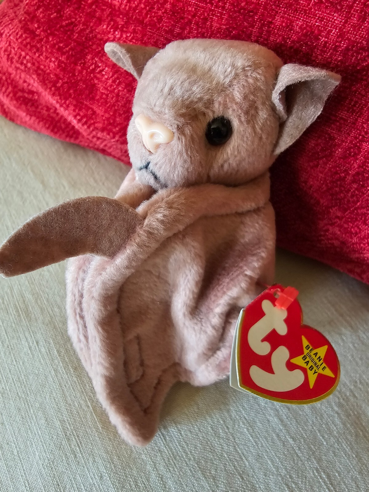 TY BEANIE BABY - "BATTY" THE BAT 4035-PVC-MULTIPLE ERRORS-RARE-WITH ...