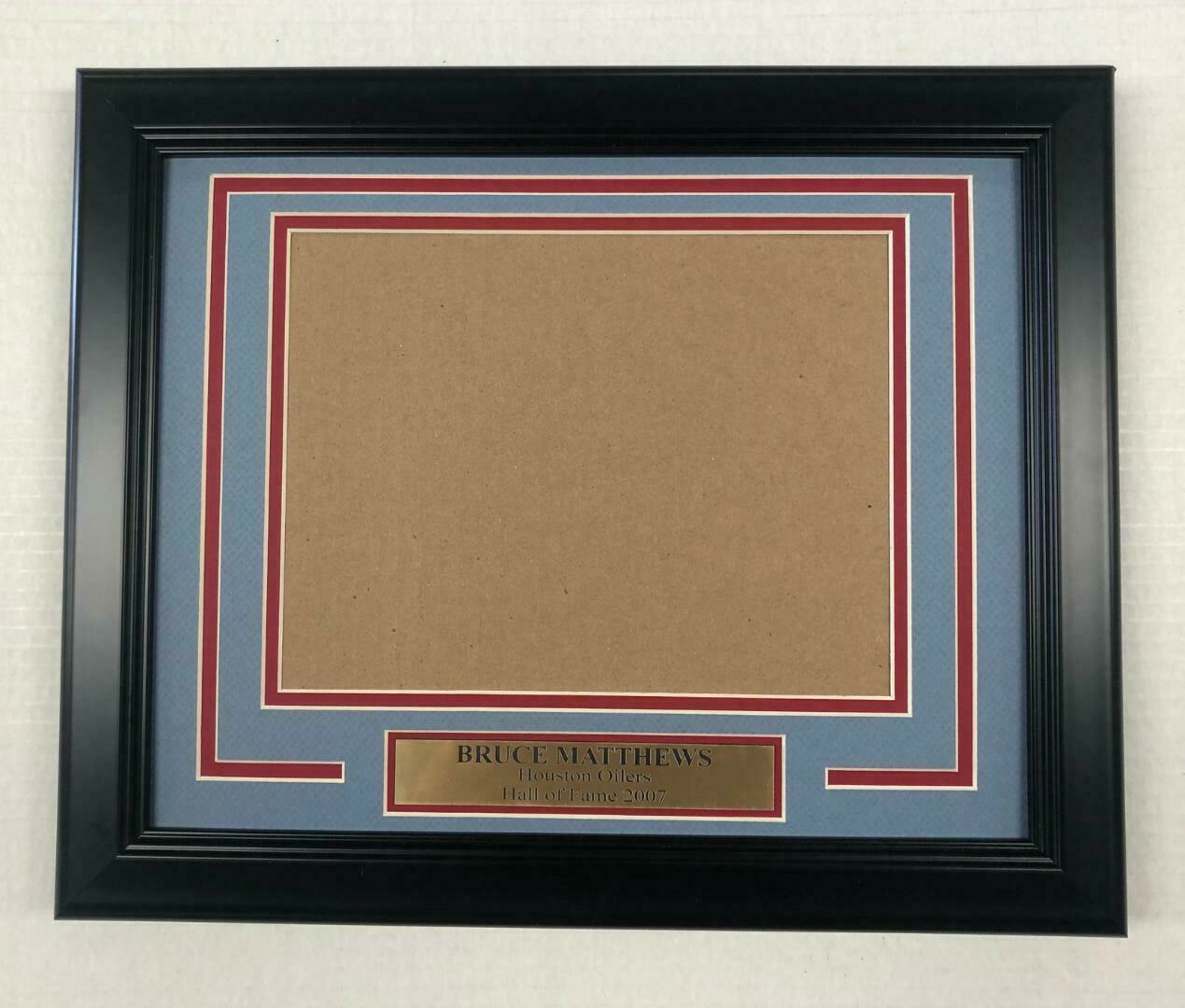 BRUCE MATTHEWS HOUSTON OILERS FRAMED FRAME KIT 4 YOUR 8X10 HORIZONTAL ...