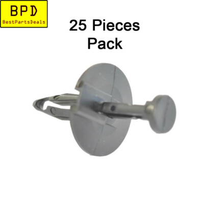 25x FORD GM Chrysler Drive Rivets Push-In Plastic Fasteners | eBay