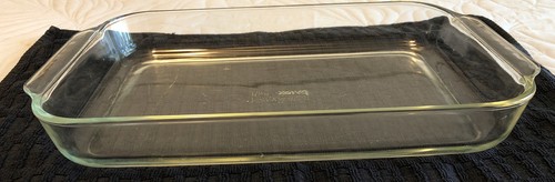 Pyrex Clear Rectangle 15x10x2 4 Qt Baking Dish 234-R | eBay