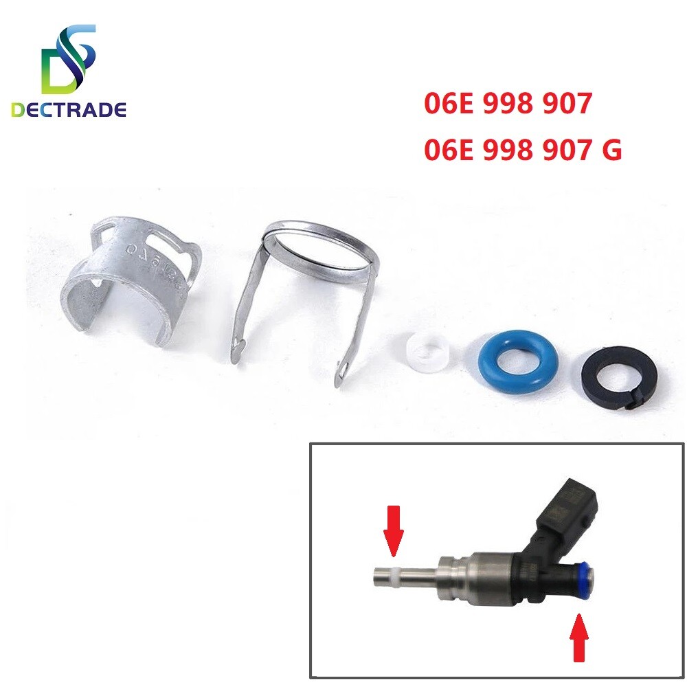 Fuel Injectors Seals Repair Kit For Audi A4 A5 A6 Q5 Q7 VW Touareg 06E ...