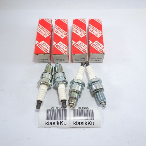 4PCS DENSO SPARK PLUGS W16EX-U 90919-01059-8N FOR TOYOTA NISSAN ...
