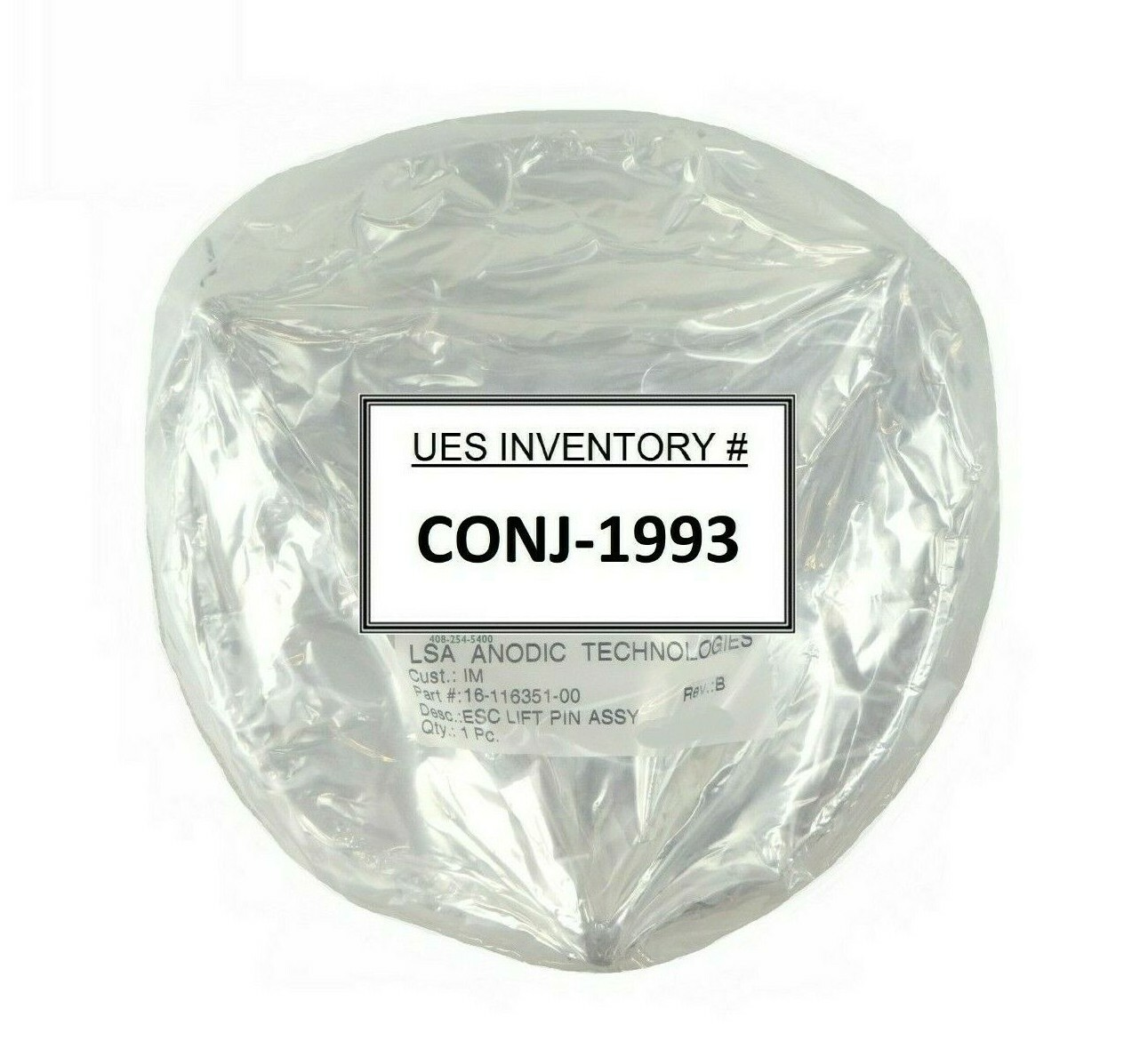 Novellus 16-116351-00 Electrostatic Chuck ESC Lift Pin Assembly OEM ...