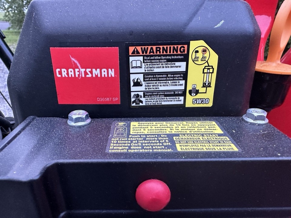 Craftsman 24” Electric Start Snowblower | eBay