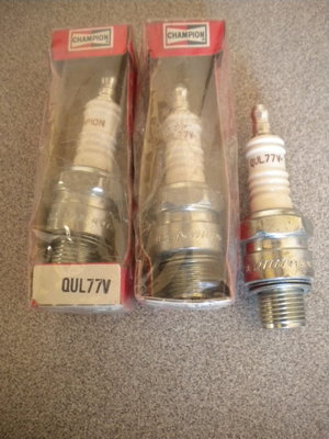 Champion Spark Plug QUL77V QTY3 | eBay