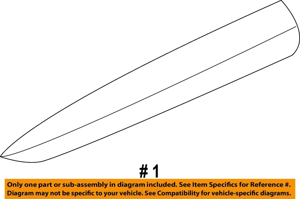 GM OEM 16-18 CT6 Fender Exterior Trim-Body Side Mldg 23409492 | eBay