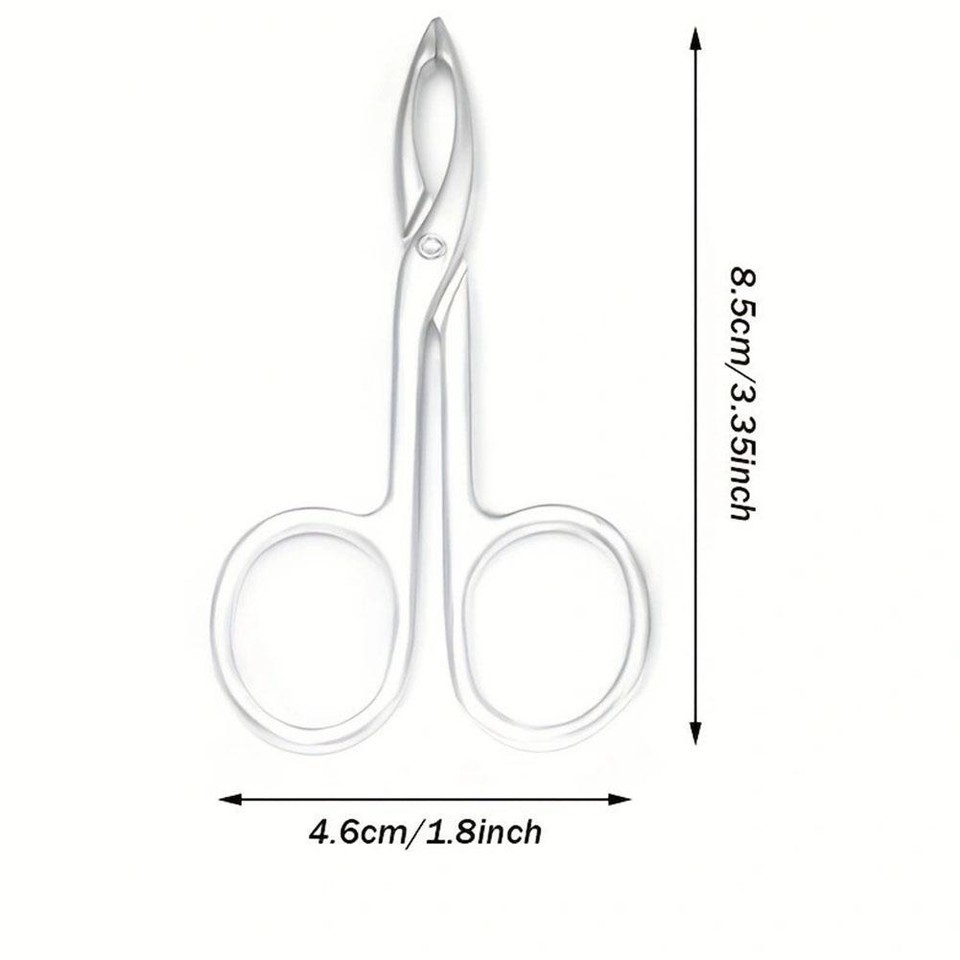 [Tweezers Scissor Handle Straight Tip Scissor Shaped Eyebrows Tweezers ...