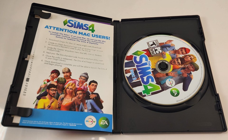 DISC 2 ONLY: The Sims 4 PC Simulation Game CD-Rom Computer Game Windows ...
