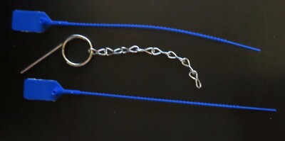 🔥🧯1-Fire Extinguisher Safety Pull Pin & Chain With 2-Tamper Flag Proof ...