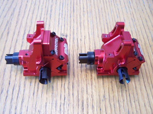 Arrma Kraton 6s BLX EXB Front & Rear Differential Diff GP4 Red Aluminum ...