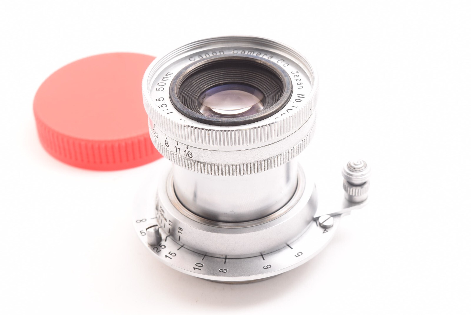 CANON 50mm/F3.5 collapsible lens Leica 39mm SM serenar #10995 kjm 93-9 ...