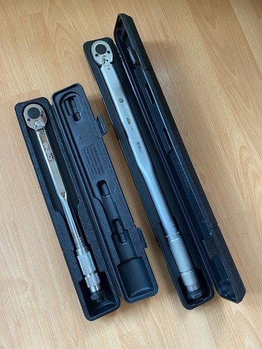 1/2" Square Drive RATCHETING TORQUE WRENCH Extension Adjustable 28-210/ ...