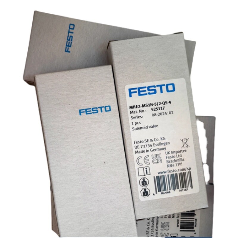 1PC New For FESTO MHE2-MS1H-3/2G-QS-4-K 196137 Solenoid Valve Fast Ship | eBay