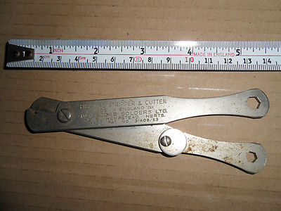 BIB WIRE STRIPPER & CUTTER MADE IN ENGLAND PROV. PAT No.31408/53 | eBay UK