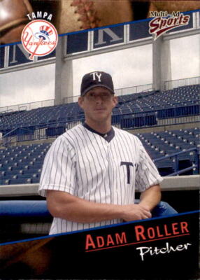 2001 Tampa Yankees Multi-Ad #22 Adam Roller Lutz Florida FL Baseball ...