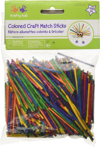 Craft Match Sticks-Colored 2" 750/Pkg 313056670692| eBay