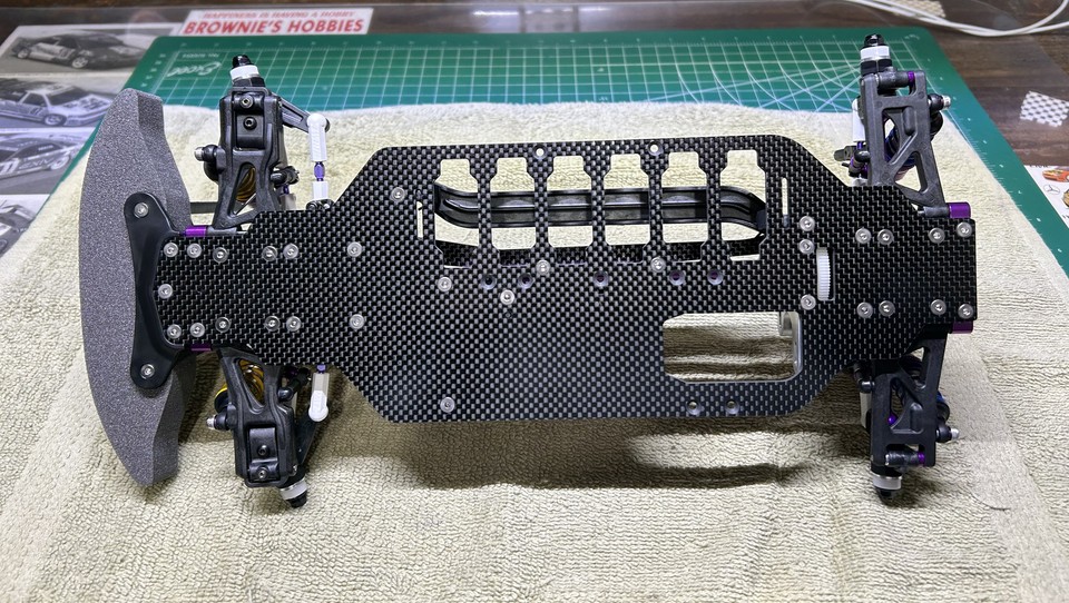 HPI RS4 Pro 4 1/10 4WD on Road Touring Car Carbon Fiber Roller | eBay