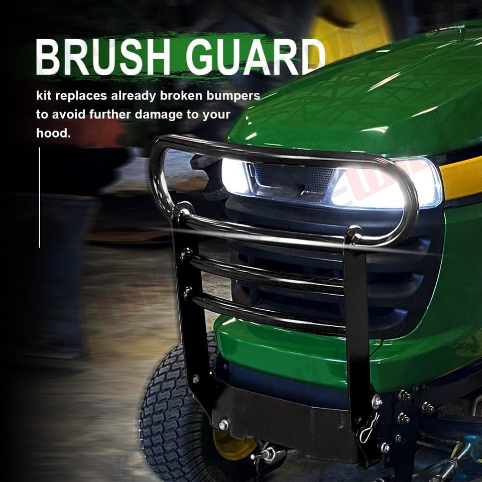 ELITEWILL Brush Guard Bumper For John Deere Lawn Tractors X300 X500 OEM ...