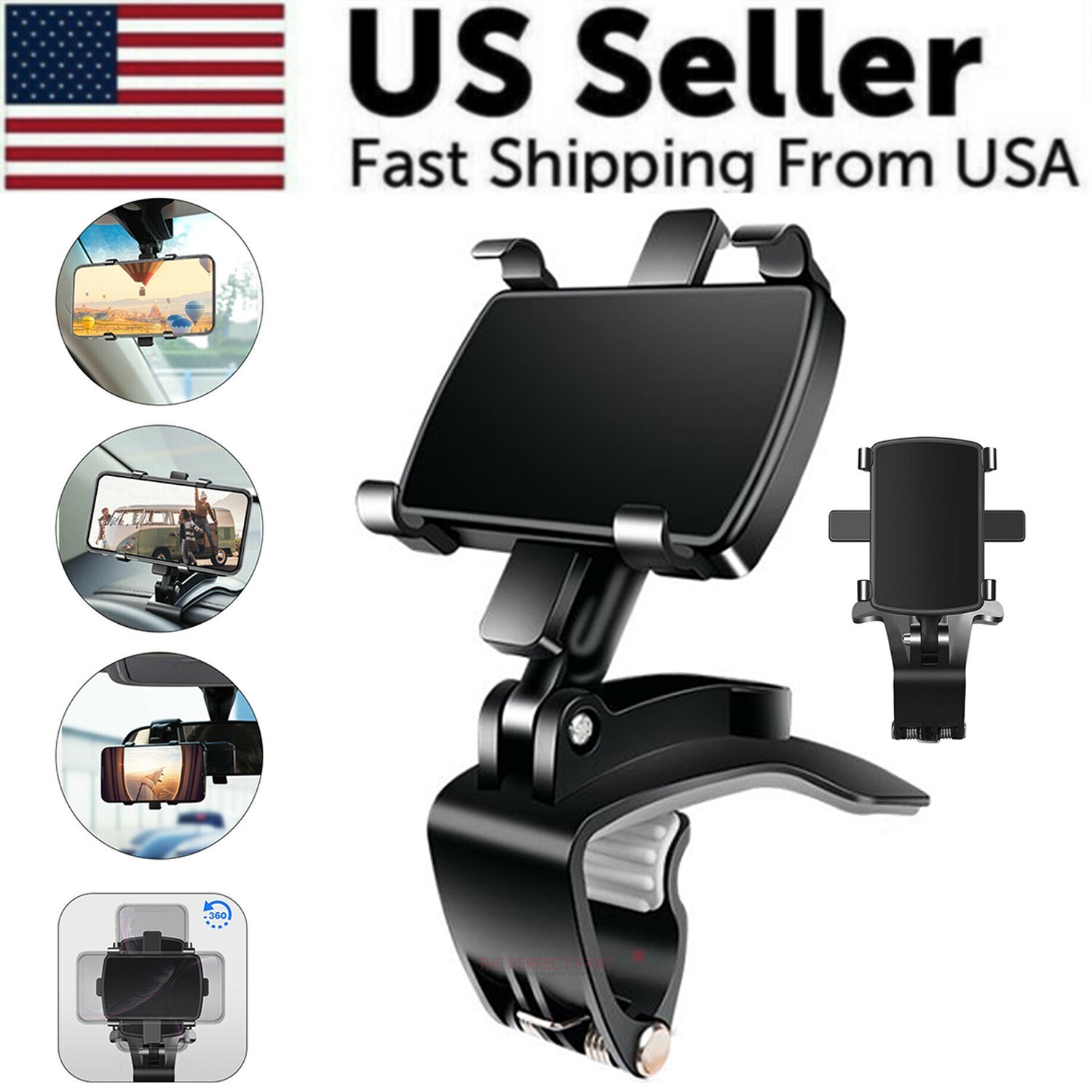 Universal Car Dashboard Mount Holder Stand Clamp Cradle Clip For Cell ...