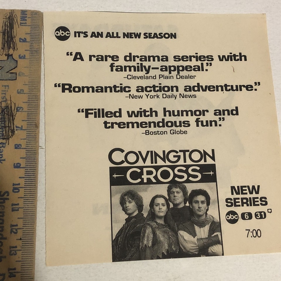 Covington Cross Tv Series Print Ad Advert Colin Quinn Ione Skye Tpa3 | eBay
