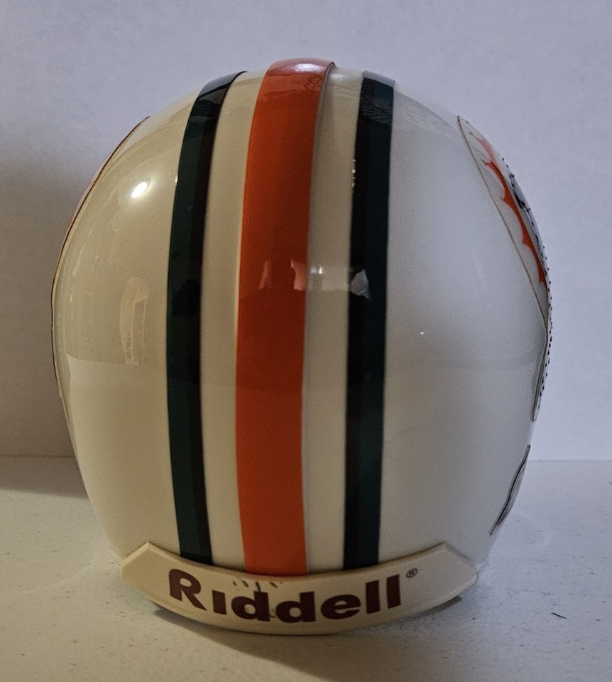 1999 NFL Miami Dolphins Riddell Light Up Mini Helmet Display Old Logo ...