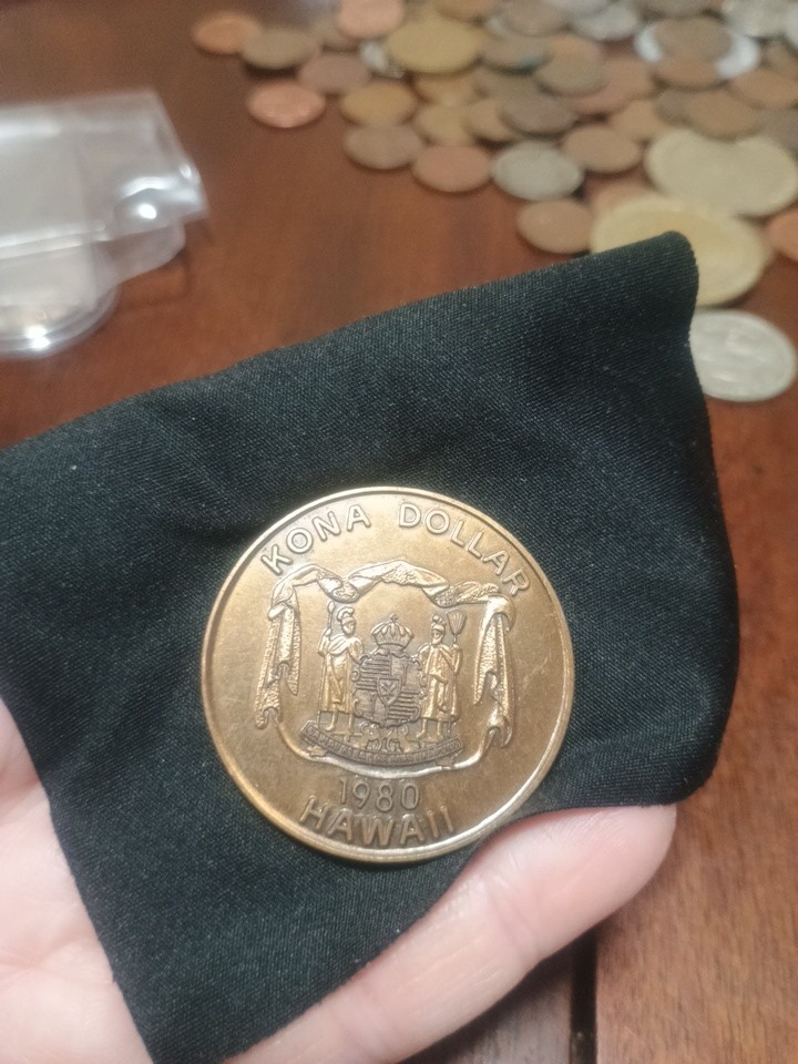 Honolulu Hawaiian Dollar King Kamehameha Aloha From Hawaii Coin Medal ...
