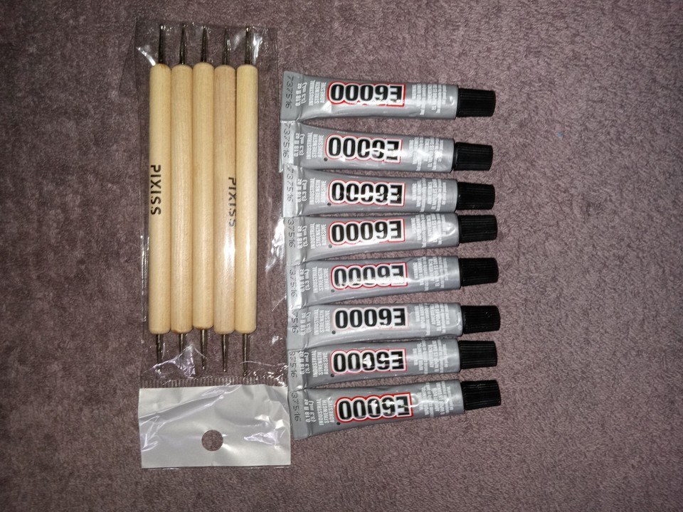 E6000 8-Pack 0.18 Ounce Bottles Industrial Strength Adhesive for ...