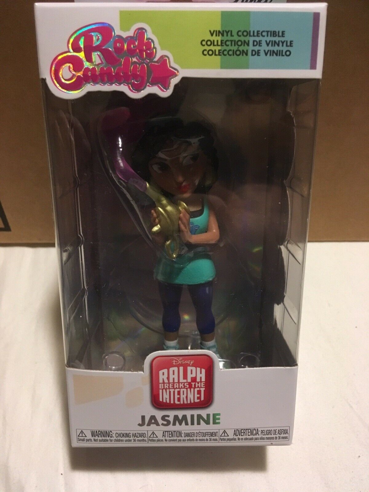 Wreck It Ralph 2: Comfy Princess Jasmine Rock Candy Figure NIB (Vaulted ...
