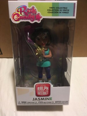 Wreck It Ralph 2: Comfy Princess Jasmine Rock Candy Figure NIB (Vaulted ...