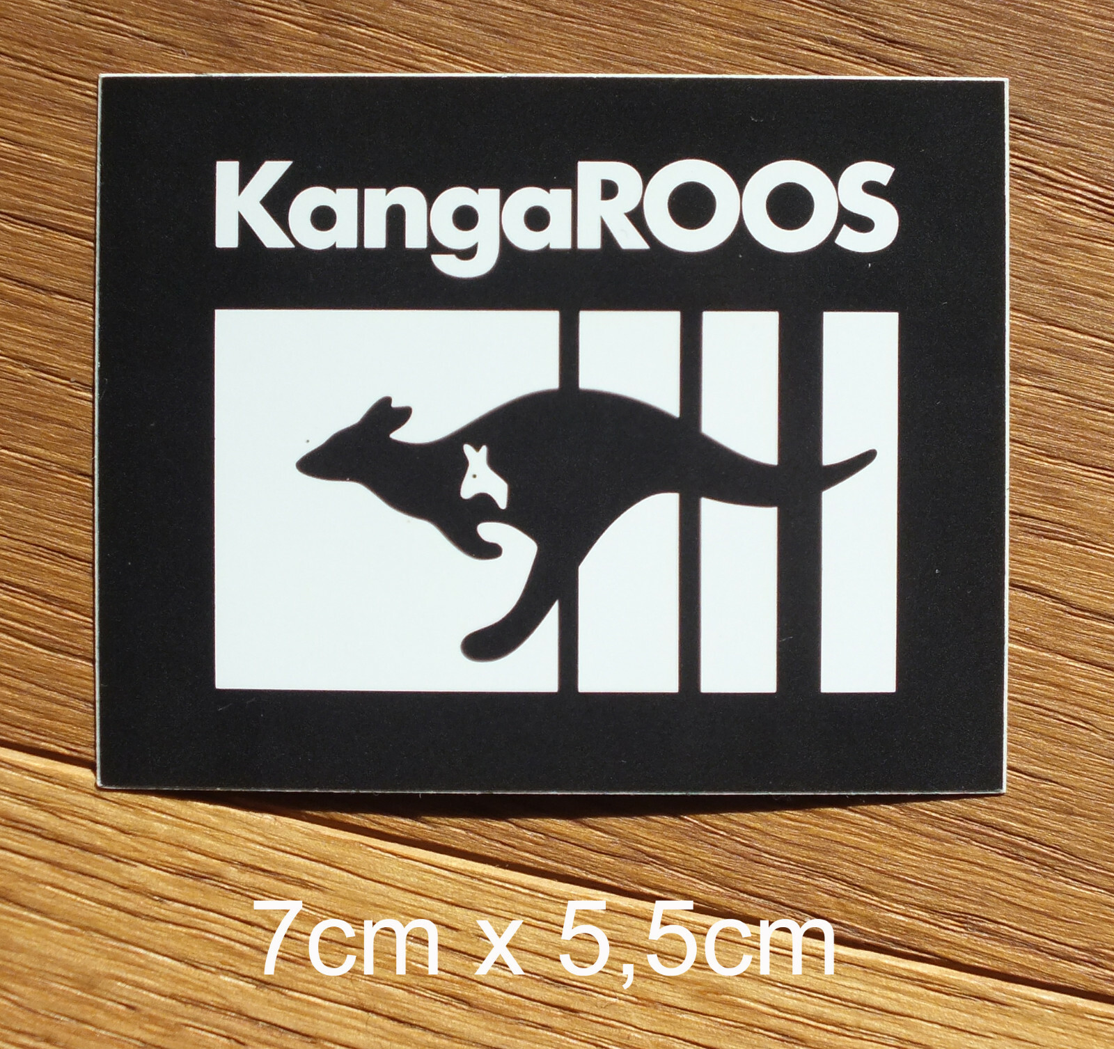 Kangaroos Back to the roos Skate 2 X Sticker Aufkleber Adesivo ...