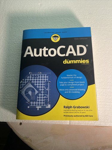 AutoCAD for Dummies by Ralph Grabowski (2022, Trade Paperback) for sale ...