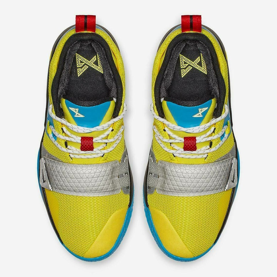 Nike PG 2.5 GS OPTI Yellow Blue Hero Size 6.5 Paul George BQ9457 740 | eBay