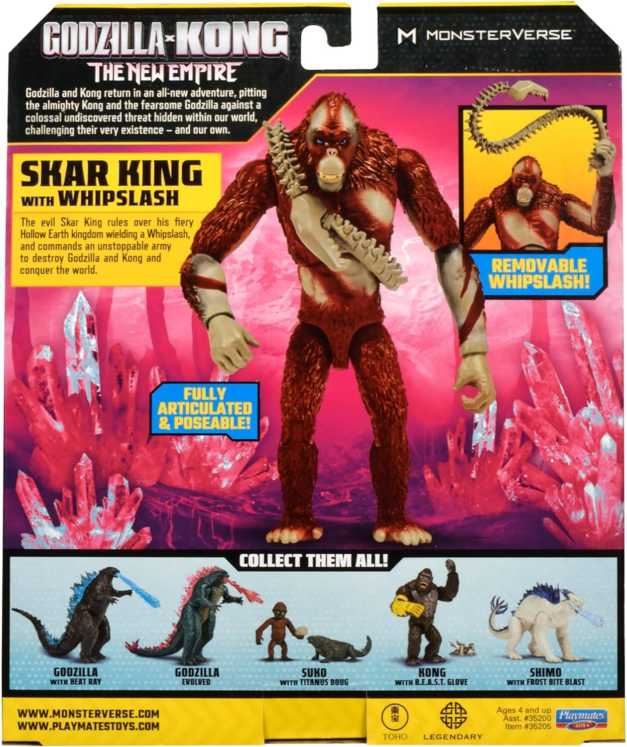 Godzilla x Kong: The New Empire, 6-Inch Skar King Action Figure Toy, | eBay
