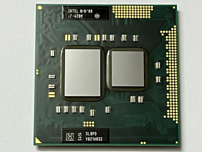 Intel Core i7 620M SLBTQ mobile laptop CPU 2.66 GHz Socket G1 4MB CPU ...
